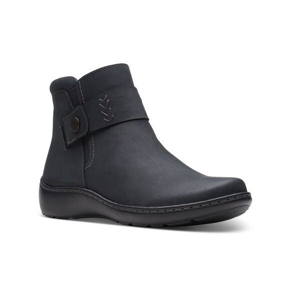 Clarks | Shoes | Clarks Collection Womens Black Cushioned Cora Rae ...